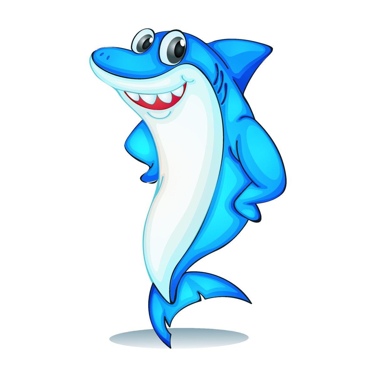 Haifisch Aufkleber Sticker Tiere Heckscheibenaufkleber selbstklebend ...